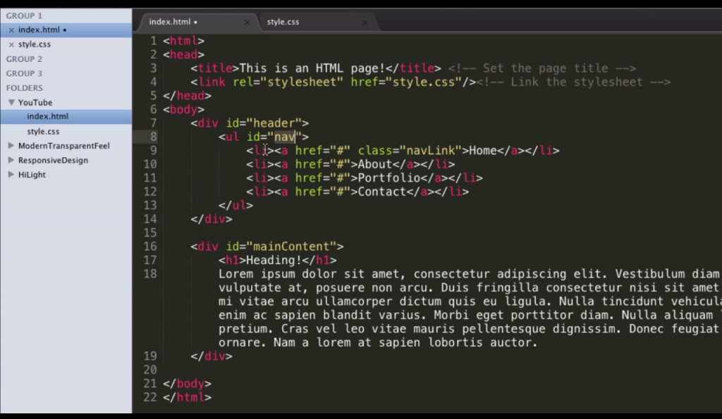 Order on Demand: How to Use Divisions, IDs and Classes - CSS Reset