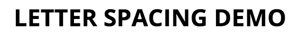 How to Use CSS3's Letter-Spacing Property - CSS Reset