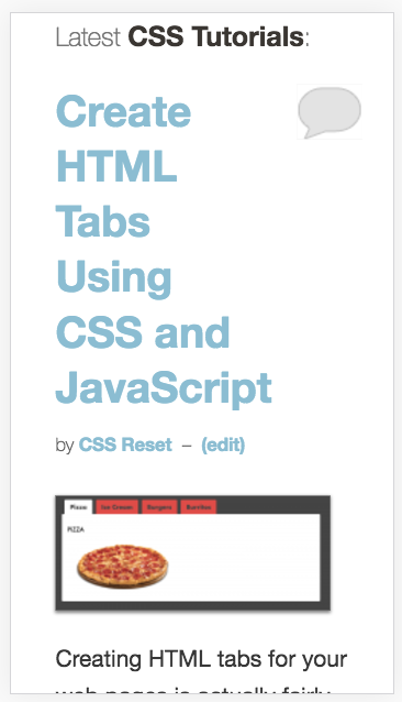 CSS and Metadata: The HTML Viewport Tag - CSS Reset