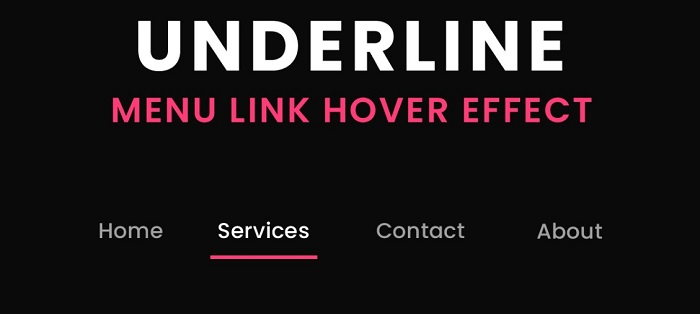 CSS Snippets For Creating Stunning Animated Underline